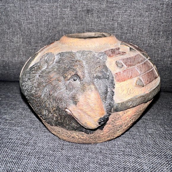 Alaska | Accents | Brown Grizzly Bear Earthware Pottery Clay Ceramic ...